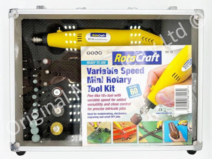 Rotacraft RC18 Variable Speed Rotary Tool Kit