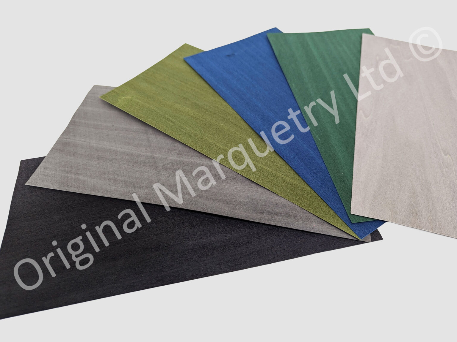 Coloured Wood Veneer Packs - Large - Dark Shades - 6 Leaves - Original ...